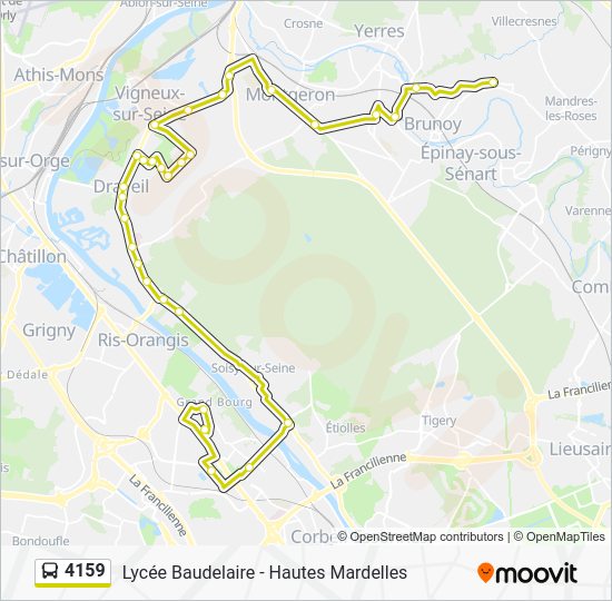 4159 Route: Schedules, Stops & Maps - Hautes Mardelles (Updated)