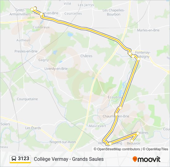 3123 Route: Schedules, Stops & Maps - Lycée Clément Ader (Updated)