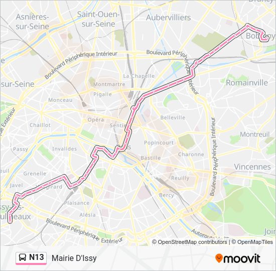 n13 Route: Schedules, Stops & Maps - Mairie D'Issy (Updated)