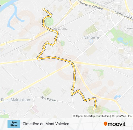 559 Itinéraire: Horaires, Arrêts & Plan - Cimetière du Mont Valérien ...