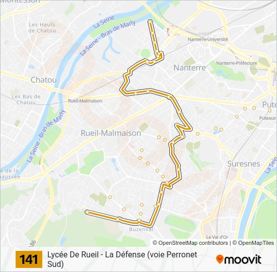 141 Route: Schedules, Stops & Maps - Centre Madeleine Daniélou (Updated)