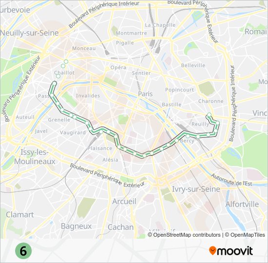 6 Route: Schedules, Stops & Maps - Nation (Updated)