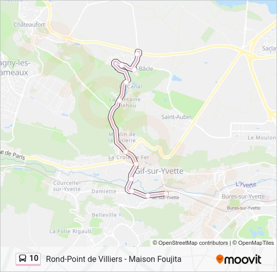 10 Route: Schedules, Stops & Maps - Rond-Point de Villiers - Maison ...