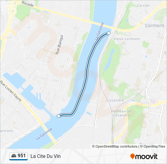 951 Route: Schedules, Stops & Maps - La Cite Du Vin (Updated)
