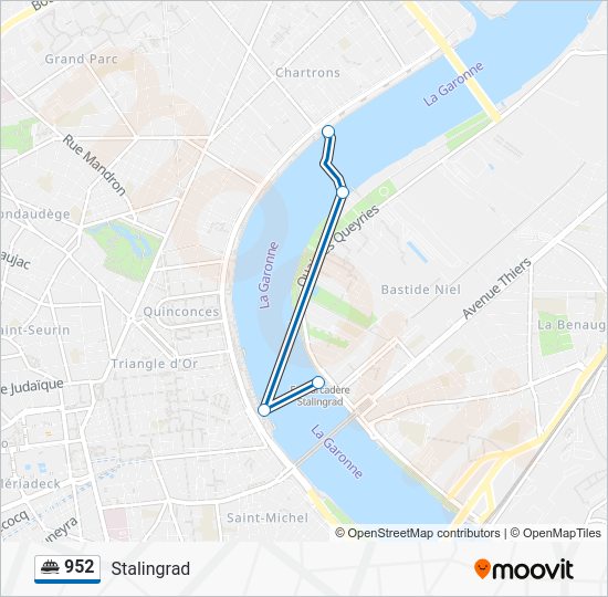 952 Itinéraire: Horaires, Arrêts & Plan - Stalingrad (mis à jour)