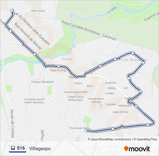 s16 Route: Schedules, Stops & Maps - Villagexpo (Updated)