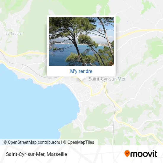 Comment aller à Saint-Cyr-sur-Mer à Le Beausset en bus ou train