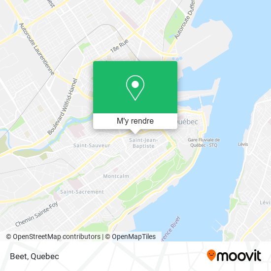 Comment aller à Beet à Québec en bus