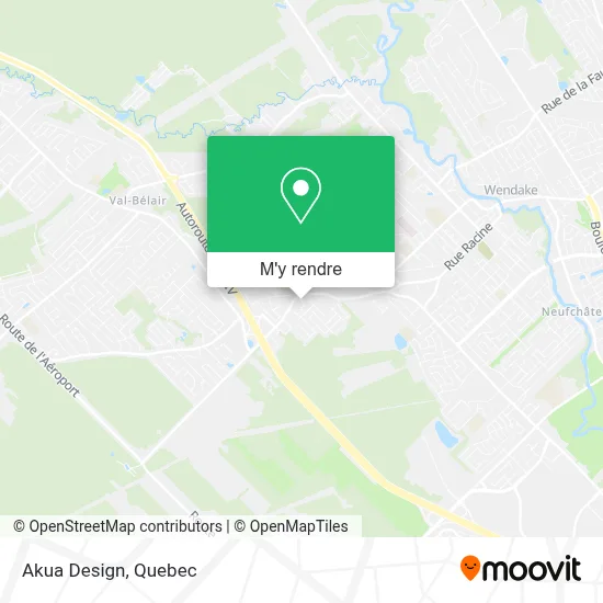 Comment aller à Akua Design à Québec en bus