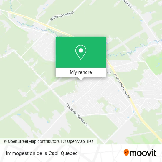 Comment aller à Immogestion de la Capi à Val-Bélair en bus