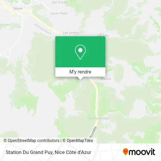 Comment aller à Station Du Grand Puy à Seyne en bus ou train