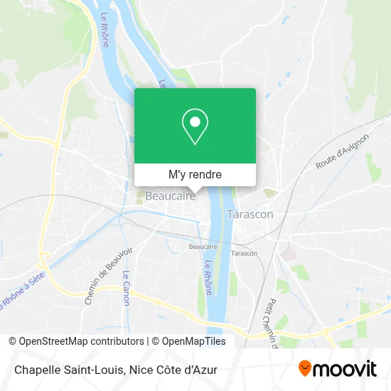 Comment aller à Chapelle Saint-Louis à Beaucaire en train ou bus