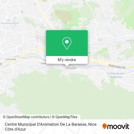 Comment aller à Centre Municipal D'Animation De La Barasse à Marseille ...
