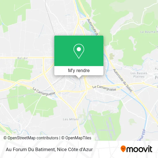 Comment aller à Au Forum Du Batiment à Aix-En-Provence en bus ou train