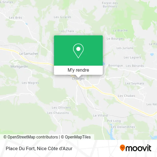 Comment aller à Place Du Fort à Gap en train ou bus