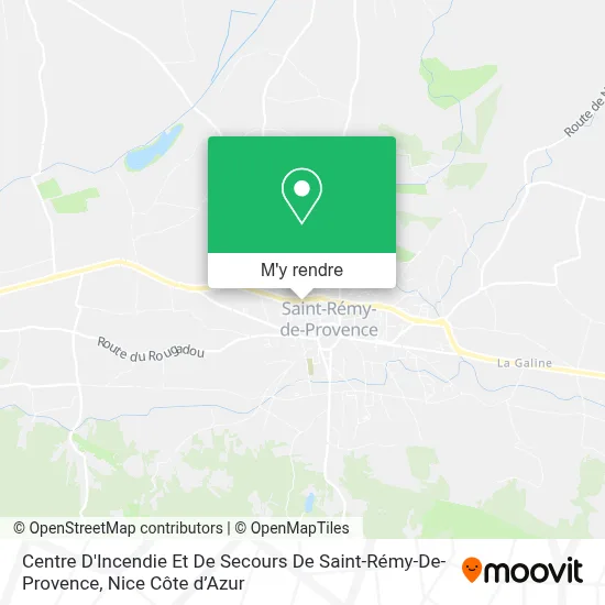 Comment aller à Centre D'Incendie Et De Secours De Saint-Rémy-De ...
