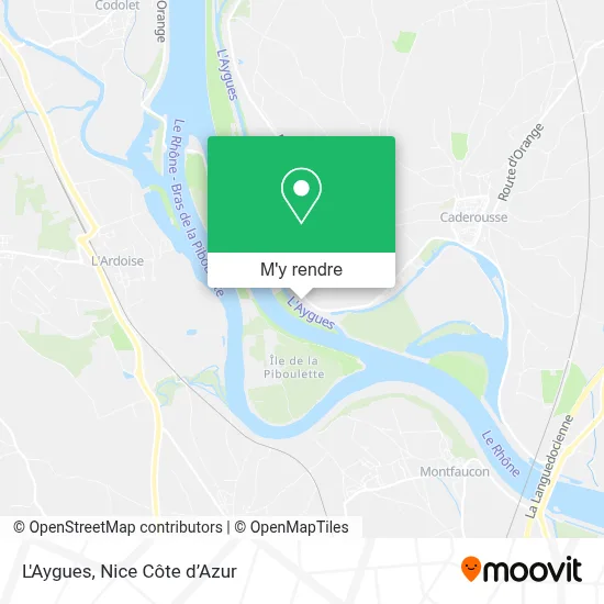 Comment se rendre à L'Aygues en transport en commun?