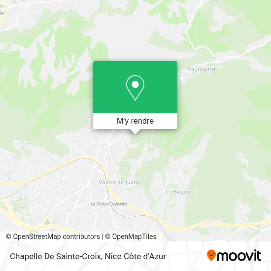 Comment aller à Chapelle De Sainte-Croix à Ceyreste en train ou bus