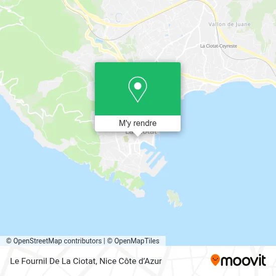 Comment aller à Le Fournil De La Ciotat en bus ou train