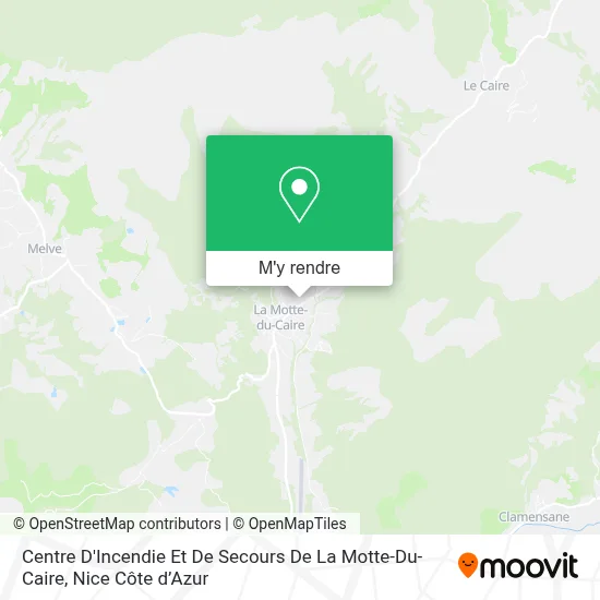 Comment aller à Centre D'Incendie Et De Secours De La Motte-Du-Caire en ...