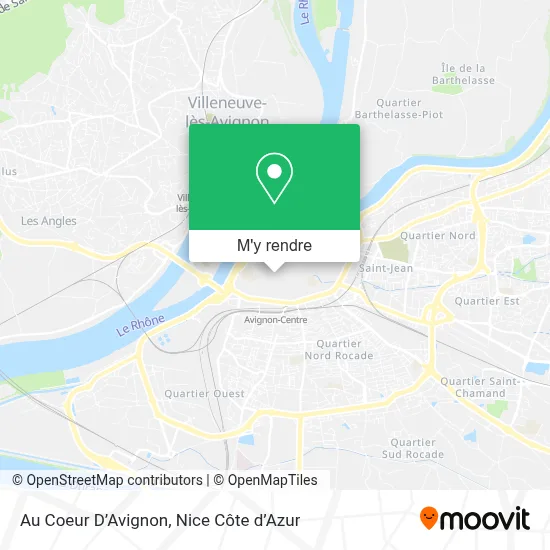 Comment aller à Au Coeur D’Avignon en train ou bus