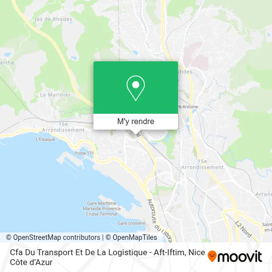 Comment aller à Cfa Du Transport Et De La Logistique - Aft-Iftim à ...
