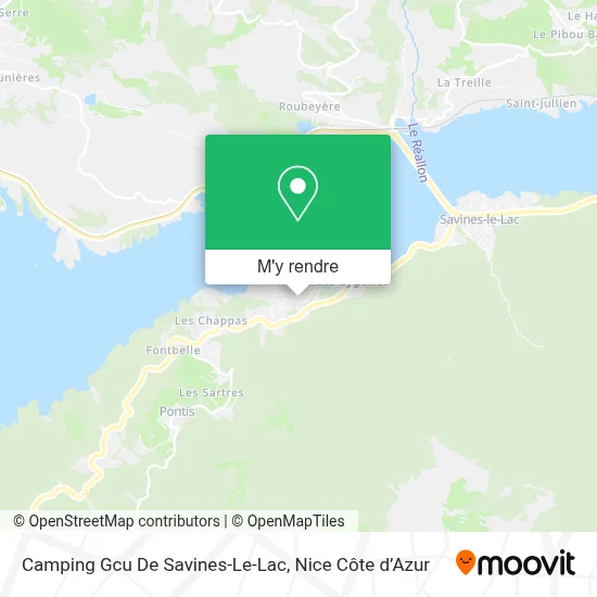 Comment se rendre à Camping Gcu De Savines-Le-Lac en transport en commun?