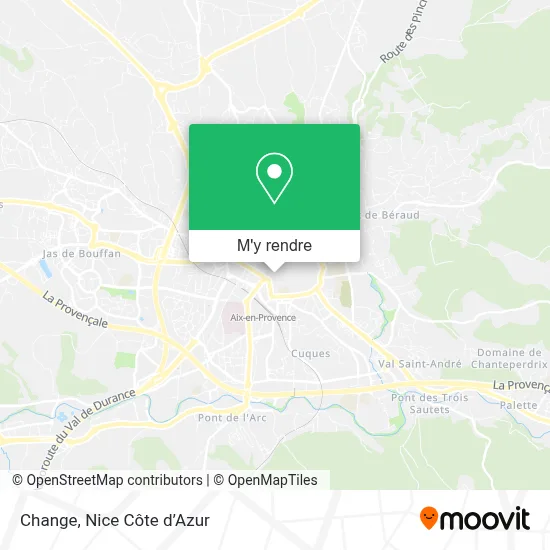 Comment aller à Change à Aix-En-Provence en bus ou train