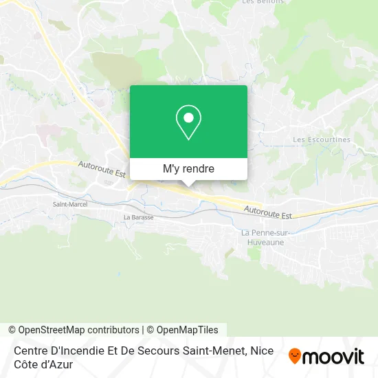 Comment aller à Centre D'Incendie Et De Secours Saint-Menet à Marseille ...
