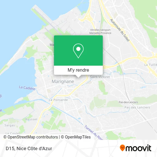 Comment aller à D15 à Istres en train ou bus