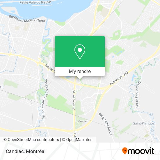 Comment aller à Candiac en bus, métro ou train