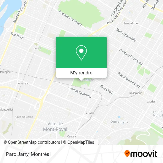 Comment aller à Parc Jarry à Montréal en bus, métro ou train