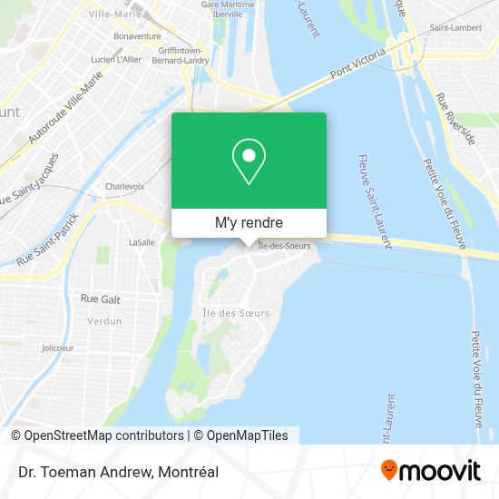 Comment aller à Dr. Toeman Andrew à Verdun en bus, métro ou train