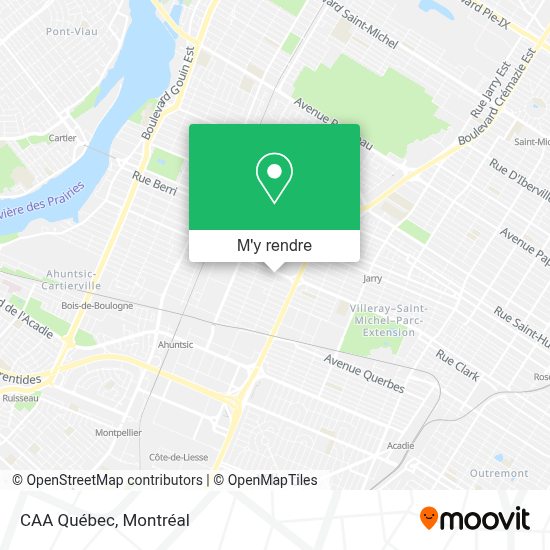 Comment aller à CAA Québec à Montréal en bus, métro ou train
