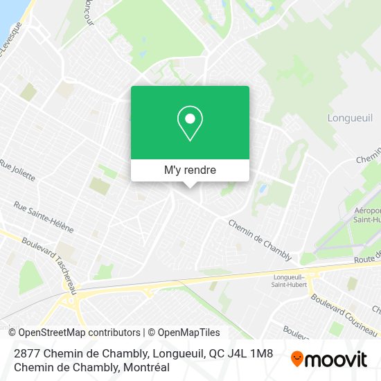 Comment aller à 2877 Chemin de Chambly, Longueuil, QC J4L 1M8 Chemin de ...