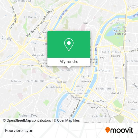 Comment aller à Fourvière à Lyon en bus, métro, funiculaire ou train