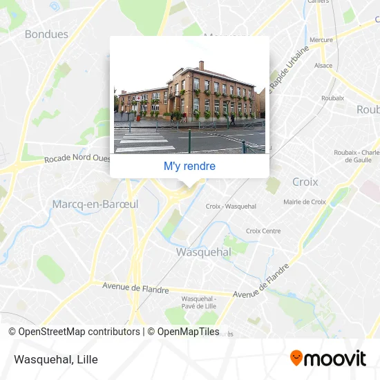 Comment aller à Wasquehal en métro, bus ou tram