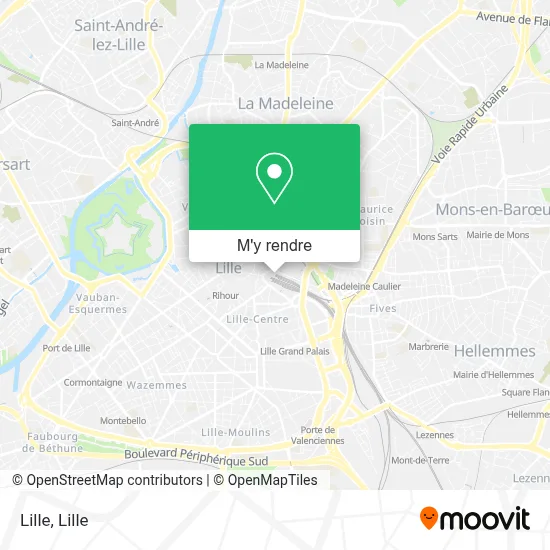 Comment aller à Lille en bus, métro, tram ou train