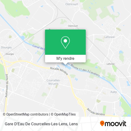 Comment aller à Gare D'Eau De Courcelles-Les-Lens à Courcelles-Lès-Lens ...