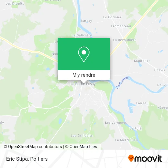 Comment aller à Eric Stipa à La Roche-Posay en bus ou train