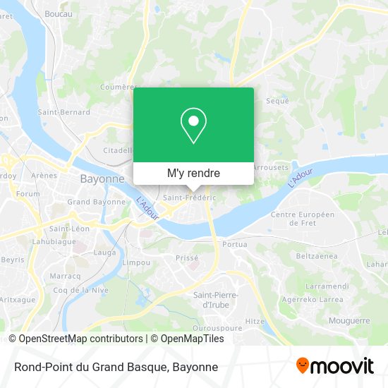 Comment aller à Rond-Point du Grand Basque à Bayonne en bus