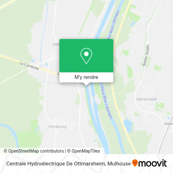 Comment aller à Centrale Hydroélectrique De Ottmarsheim à Mulhouse en bus