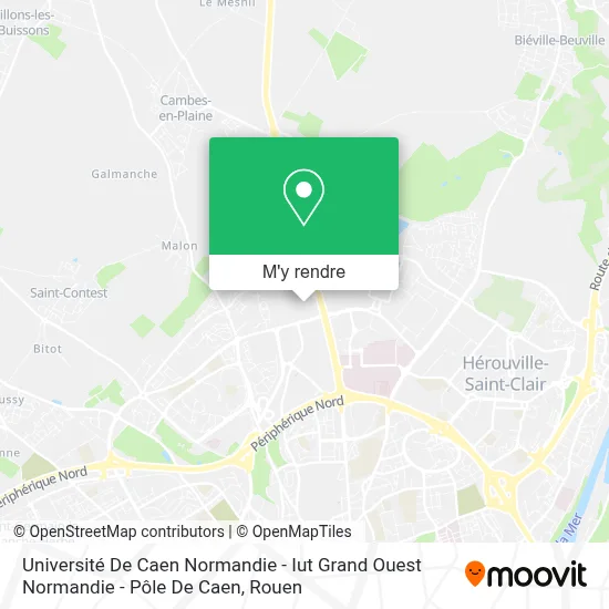 Comment aller à Université De Caen Normandie - Iut Grand Ouest ...