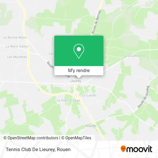 Comment aller à Tennis Club De Lieurey à Rouen en bus ou train