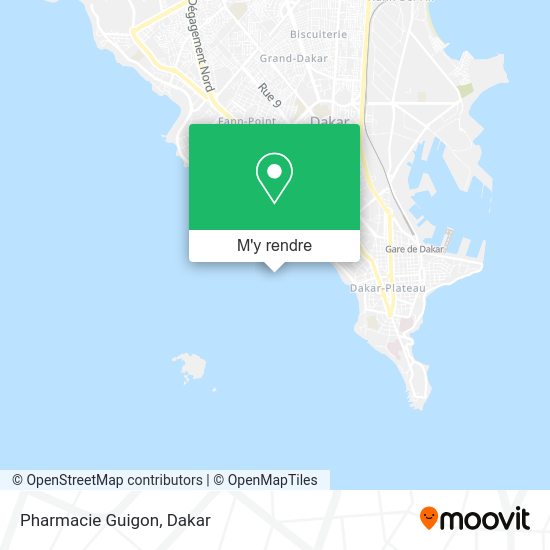 Comment aller à Pharmacie Guigon à Dakar en bus