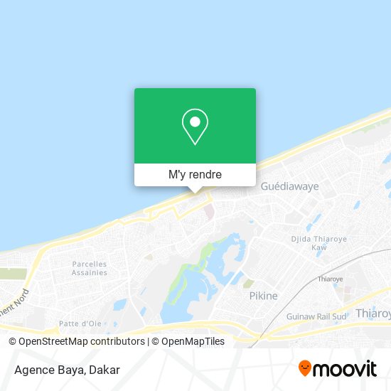 Comment aller à Agence Baya à Guediawaye en bus