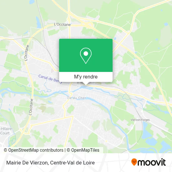 Comment aller à Mairie De Vierzon à Centre-Val de Loire en train ou tram