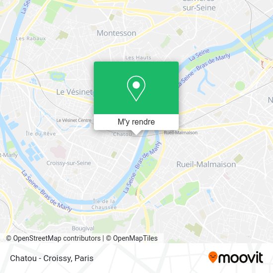 Comment aller à Chatou - Croissy en bus, RER, tram ou métro