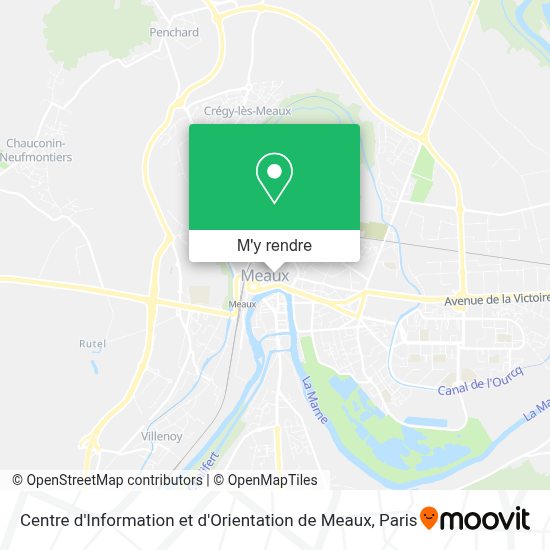 Comment aller à Centre d'Information et d'Orientation de Meaux en bus ...