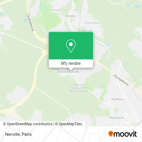 Comment aller à Nerville à Nerville-La-Foret en bus ou train